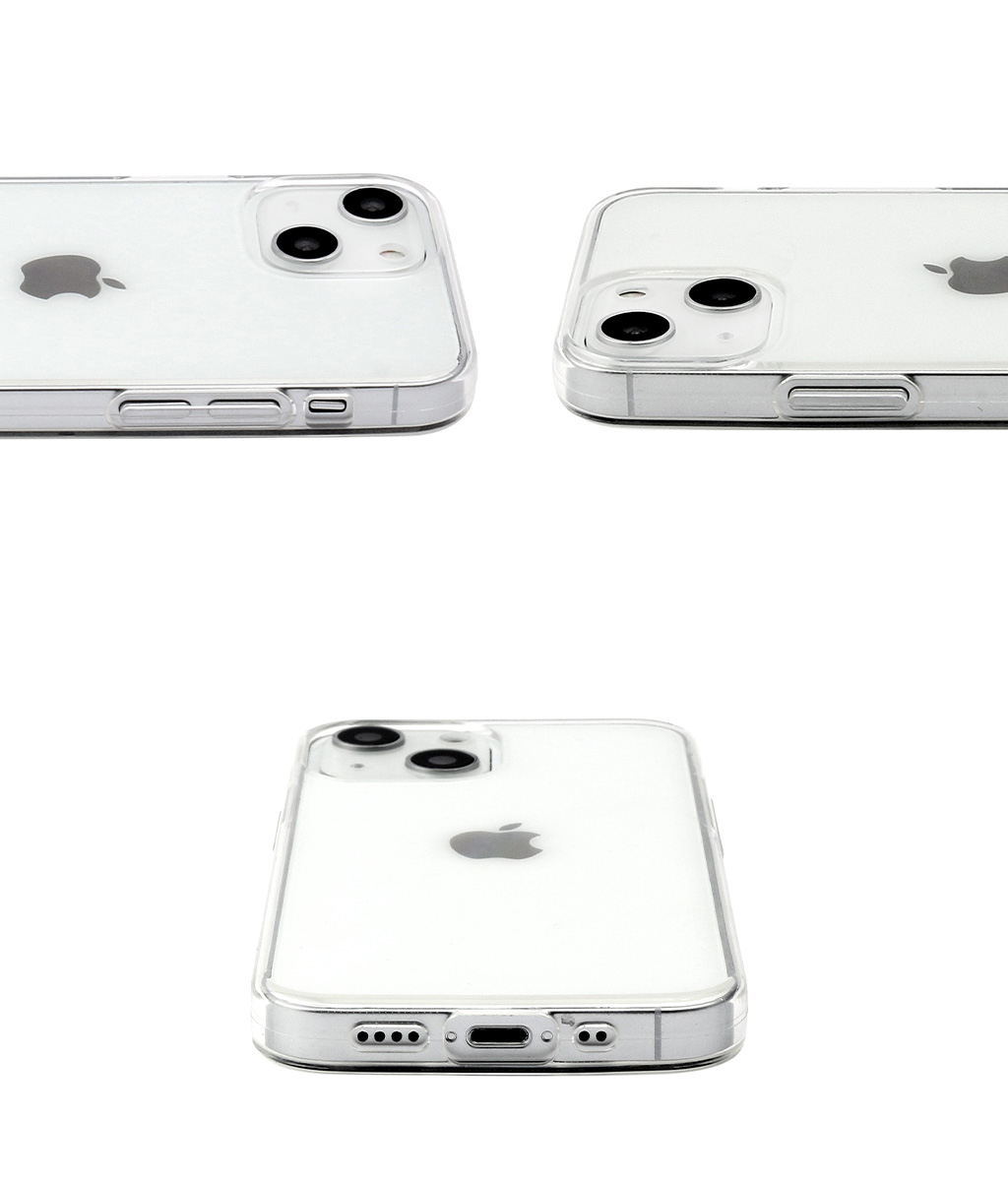 AKAN（エイカン） iPhone 13 Pro ケース ソフト クリア バックカバー Akan 親子キャット 【 iPhone 13 / ...